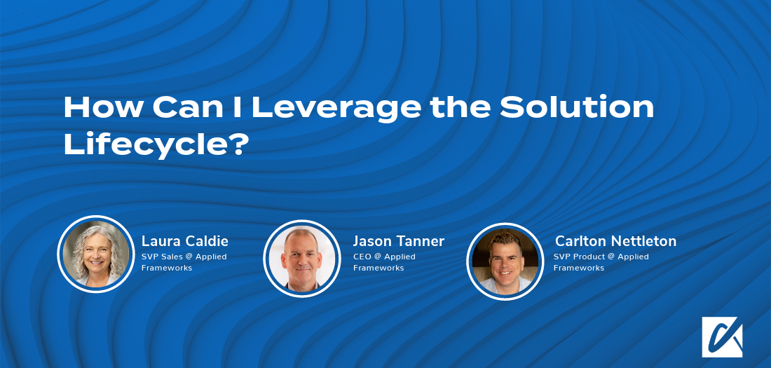 How Can I Leverage the Solution Lifecycle